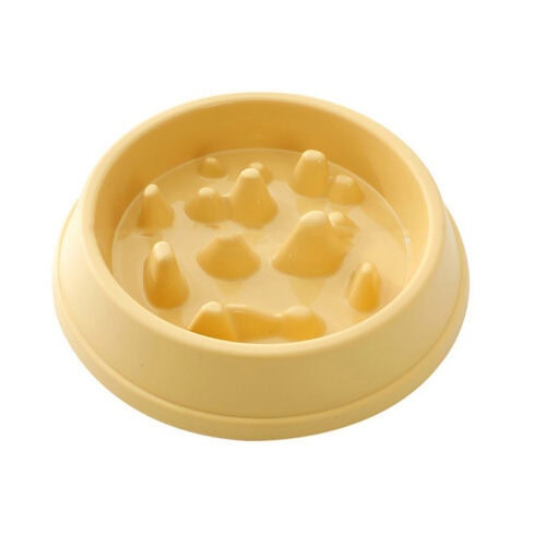 Lava 窒息防止スローフィーディングペットボウル | 滑り止め犬＆猫用スローフィーダー