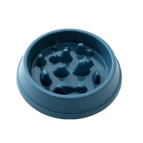 Lava 窒息防止スローフィーディングペットボウル | 滑り止め犬＆猫用スローフィーダー